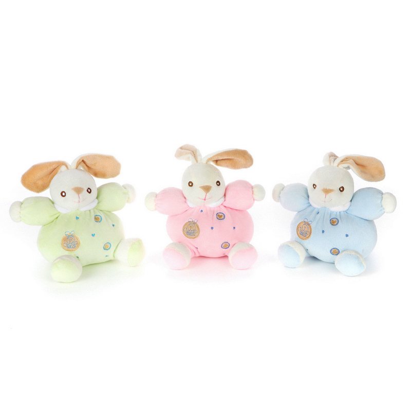 3 Colors Soft Plush Rabbit Toy For Babies Stuffed Bunny Animal - bobostoy